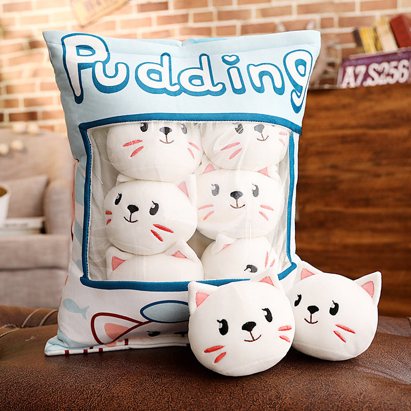 Cat Pudding Snack Pillow – Wyvern's Hoard