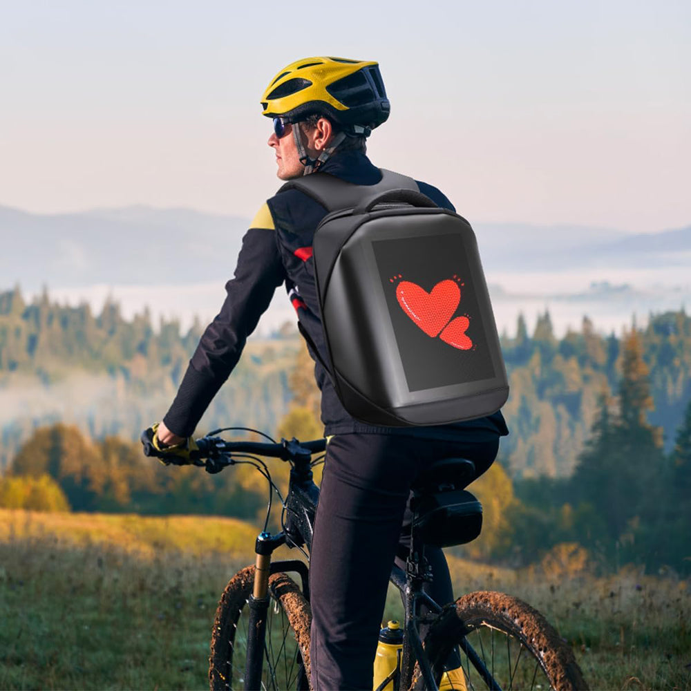 Pixel Art LED Waterproof Backpack – Wyvern's Hoard