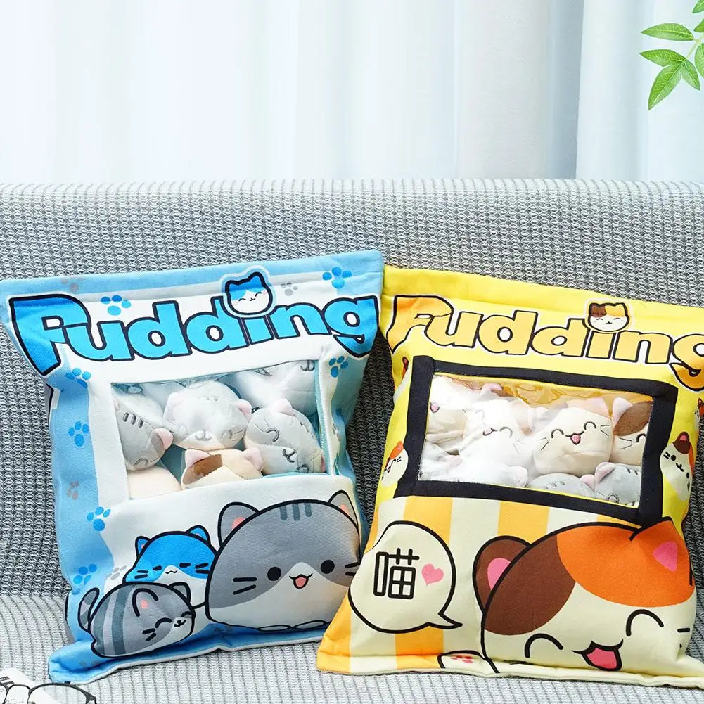 Cat Pudding Snack Pillow – Wyvern's Hoard