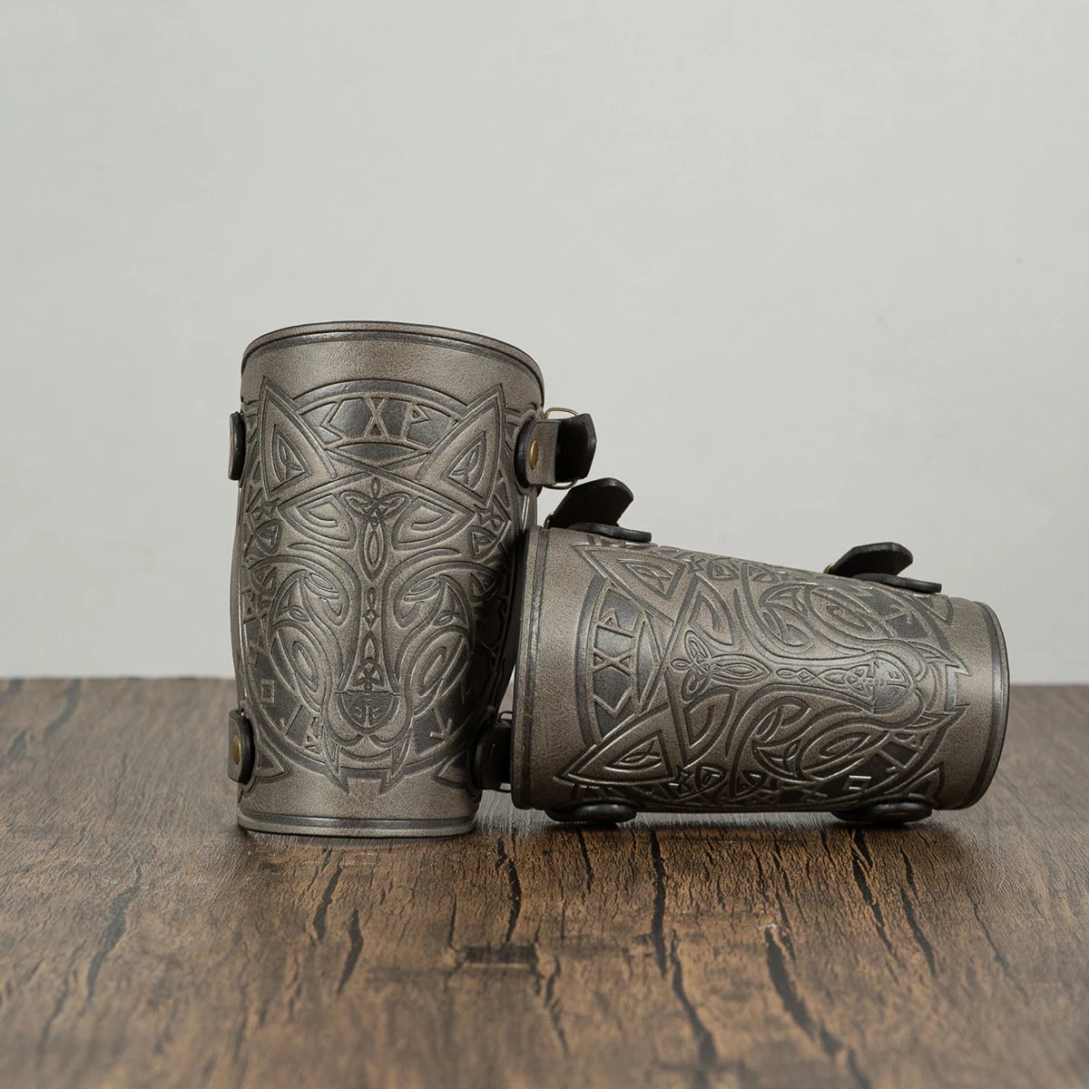 Fenrir Leather Arm Bracers Wyverns Hoard
