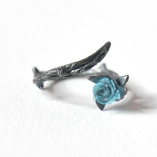 The Enchanted Rose Couple Rings – Wyvern's Hoard