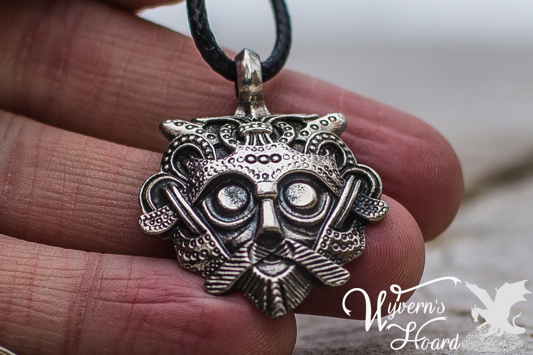 Ancient Gnezdovo Mask Amulet Necklace – Wyvern's Hoard