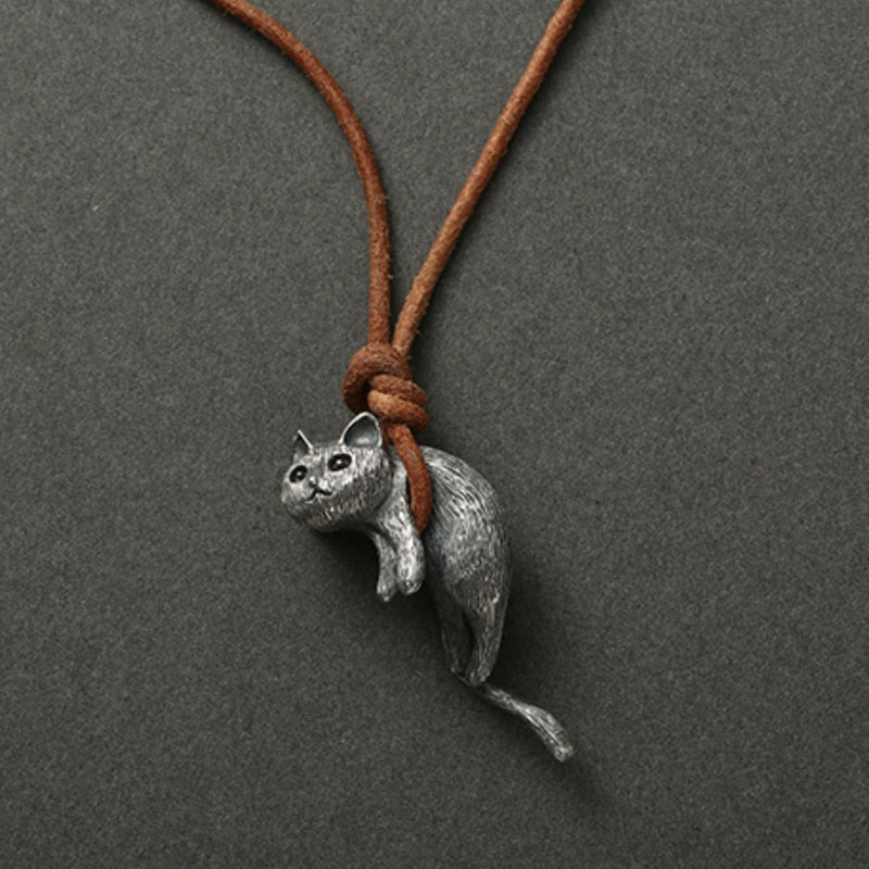Scruffy Cat Necklace – Wyvern's Hoard
