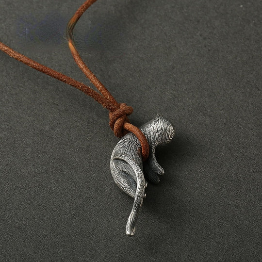 Scruffy Cat Necklace – Wyvern's Hoard