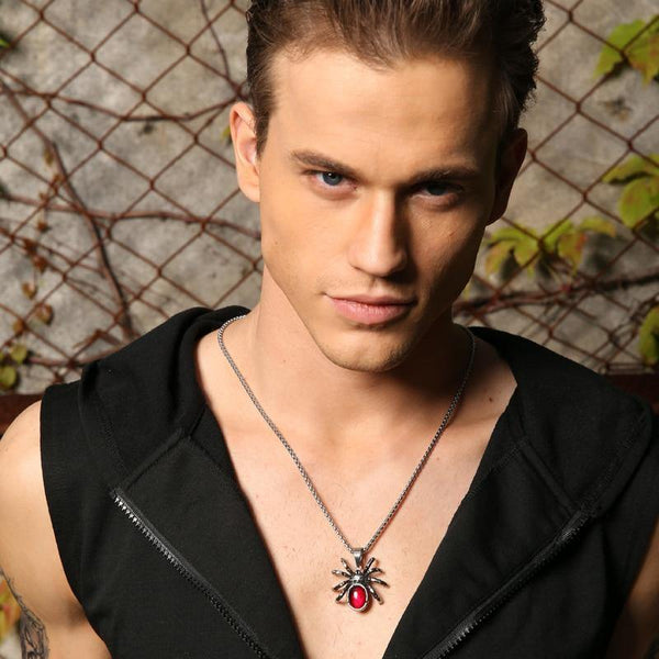 Stainless Steel Spider Necklace – Wyvern's Hoard