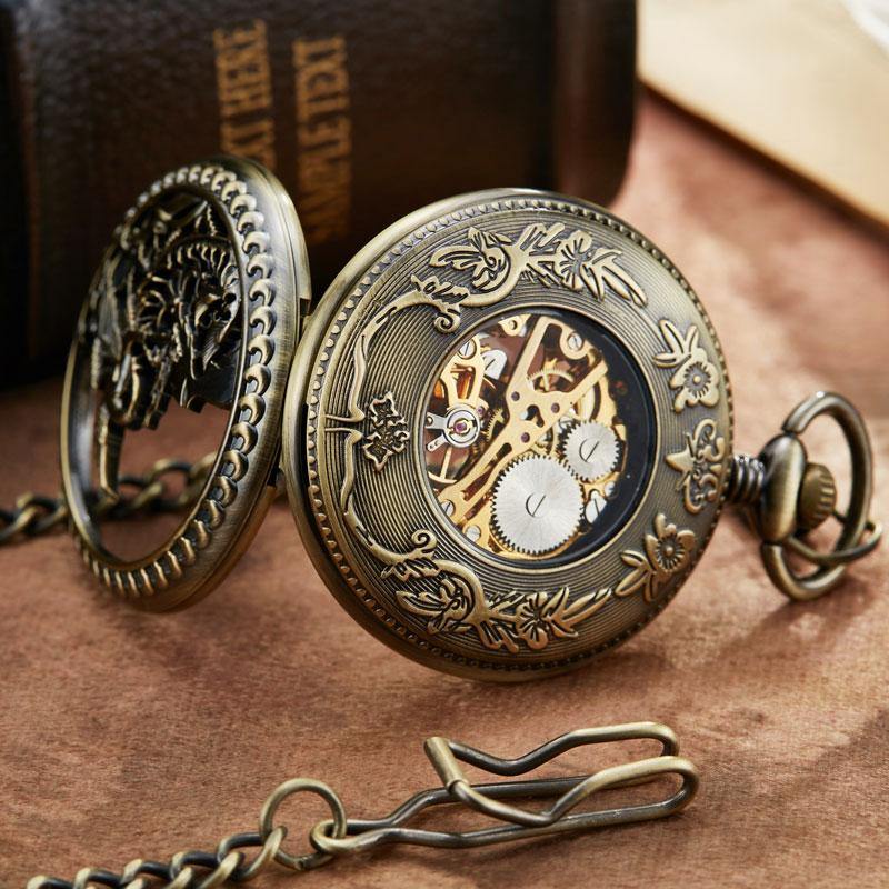 Immortal Phoenix Mechanical Pocket Watch – Wyvern's Hoard